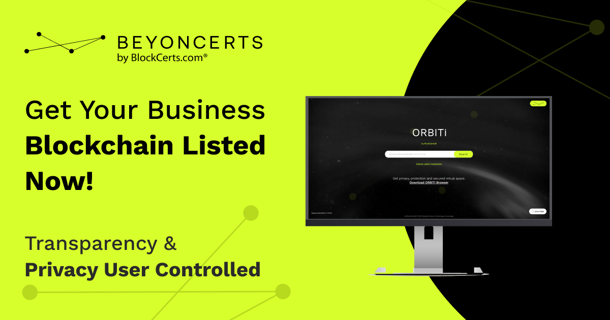 ORBITi Browser: Fast, Secure Private Web Browser & Ad-Free | BlockCerts ...